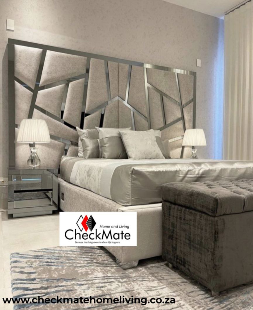 Queen Size Bed With Side Pedestals – Checkmate Home and Living