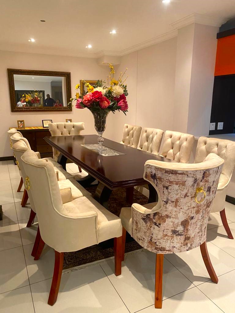 Loliwe Velvet Dining 10 Seater Set – Checkmate Home and Living